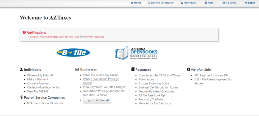 How to Register for a Sales Tax Permit in Arizona | TaxValet