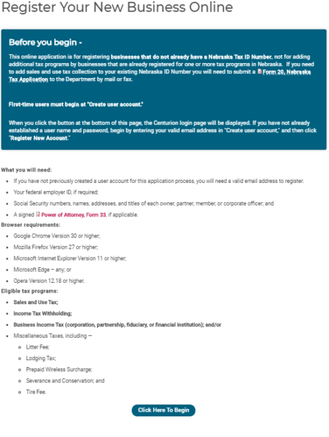 How to Register for a Sales Tax Permit in Nebraska | TaxValet