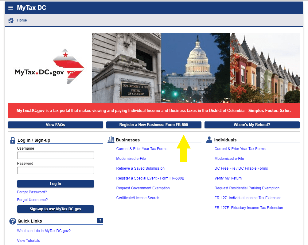 How to Register for a Sales Tax Permit in Washington, D.C | TaxValet