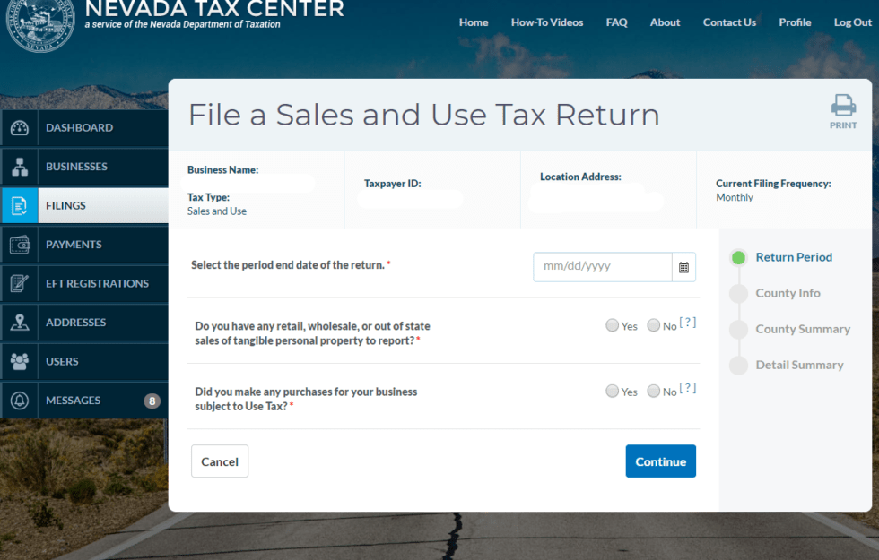 How to File and Pay Sales Tax in Nevada | TaxValet